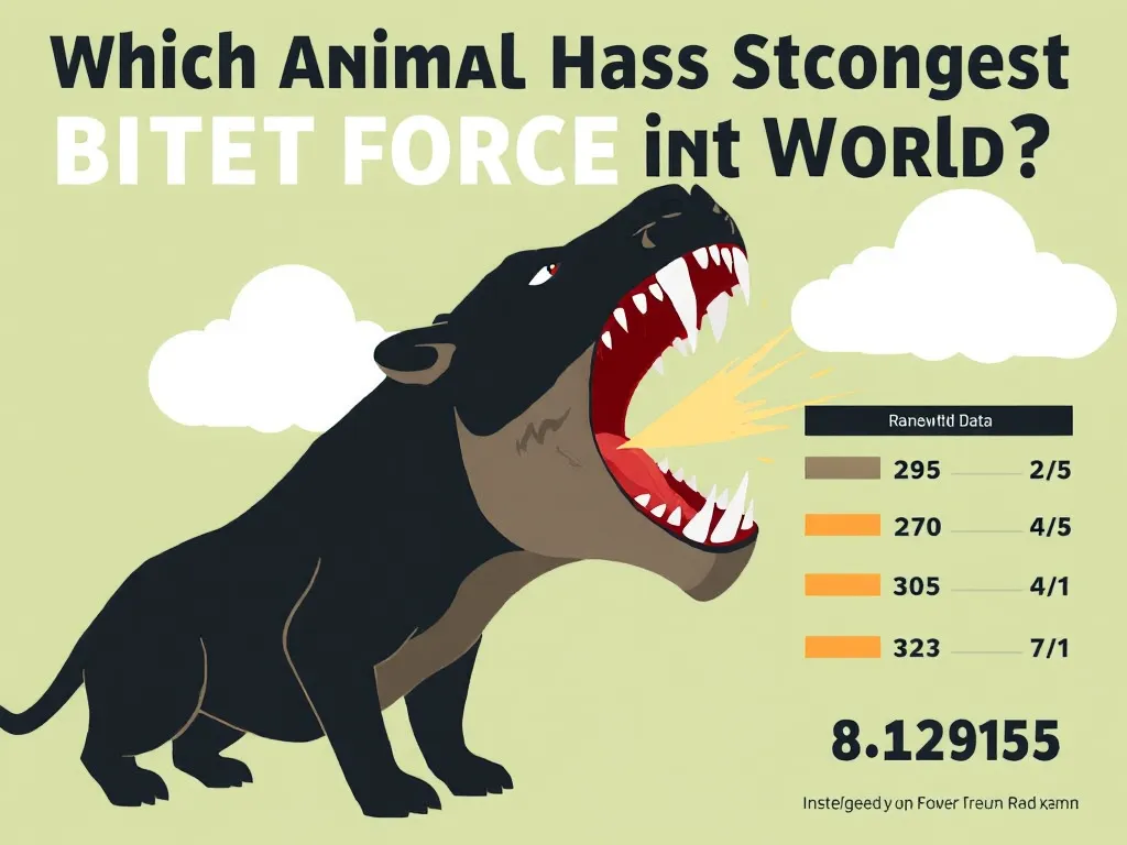 Which Animal Has the Strongest Bite Force in the World? (Ranked with Data)